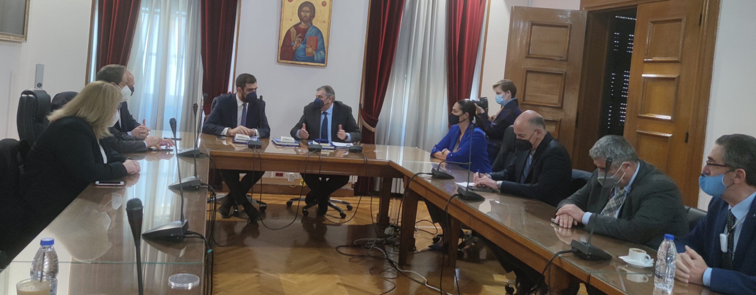 Ενημερωτική συνάντηση Δ.Σ. Ε.Β.Ε.Π. με τον Γ.Γ. της Ν.Δ., κ. Παύλο ...