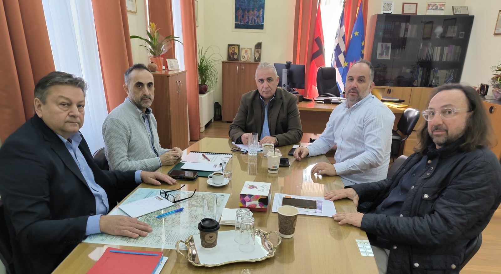 Τον Δήμο Αιγιαλείας επισκέφθηκαν ο Πρόεδρος του Επιμελητηρίου Αχαΐας ...